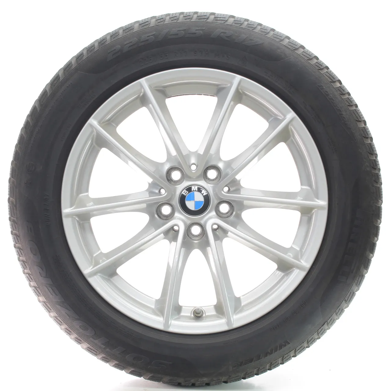 BMW 5er G30 G31 Winterräder V-Speiche 618 Pirelli 225/55R17 97H DOT24 ...